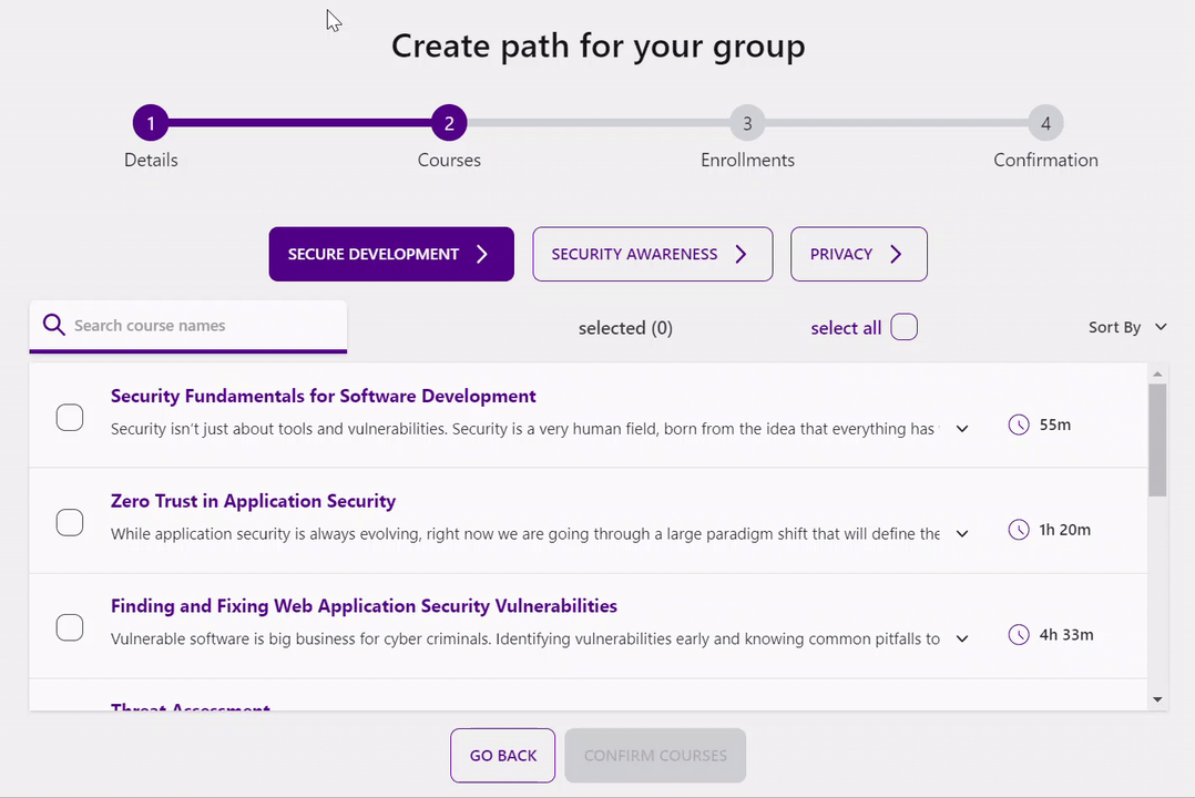 How to create Learning Paths