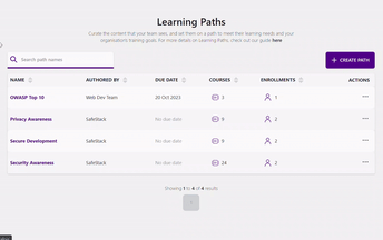 How to create Learning Paths